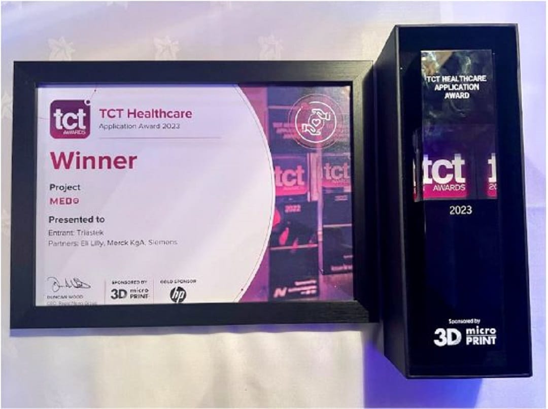Triastek Gana el Premio TCT 2023 con la Tecnología de Impresión 3D MED® - PsicoPico